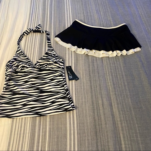 Apt. 9 | Swim | Nwt Zebra Print 2piece Apt 9 Bathing Suit | Poshmark